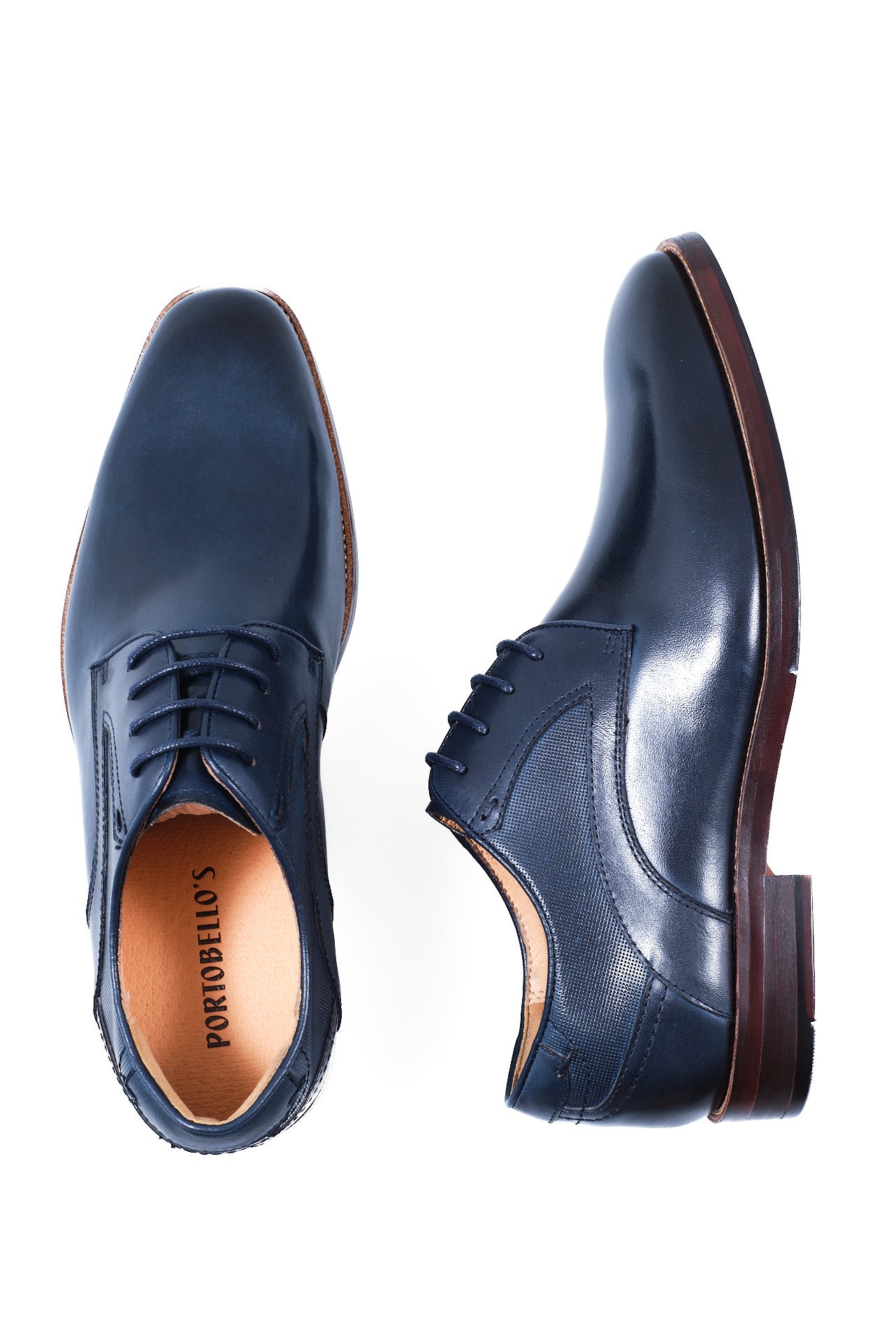 ΑΝΔΡΙΚΑ ΔΕΡΜΑΤΙΝΑ ΜΠΛΕ ΥΠΟΔΗΜΑΤΑ DERBY PORTOBELLO'S