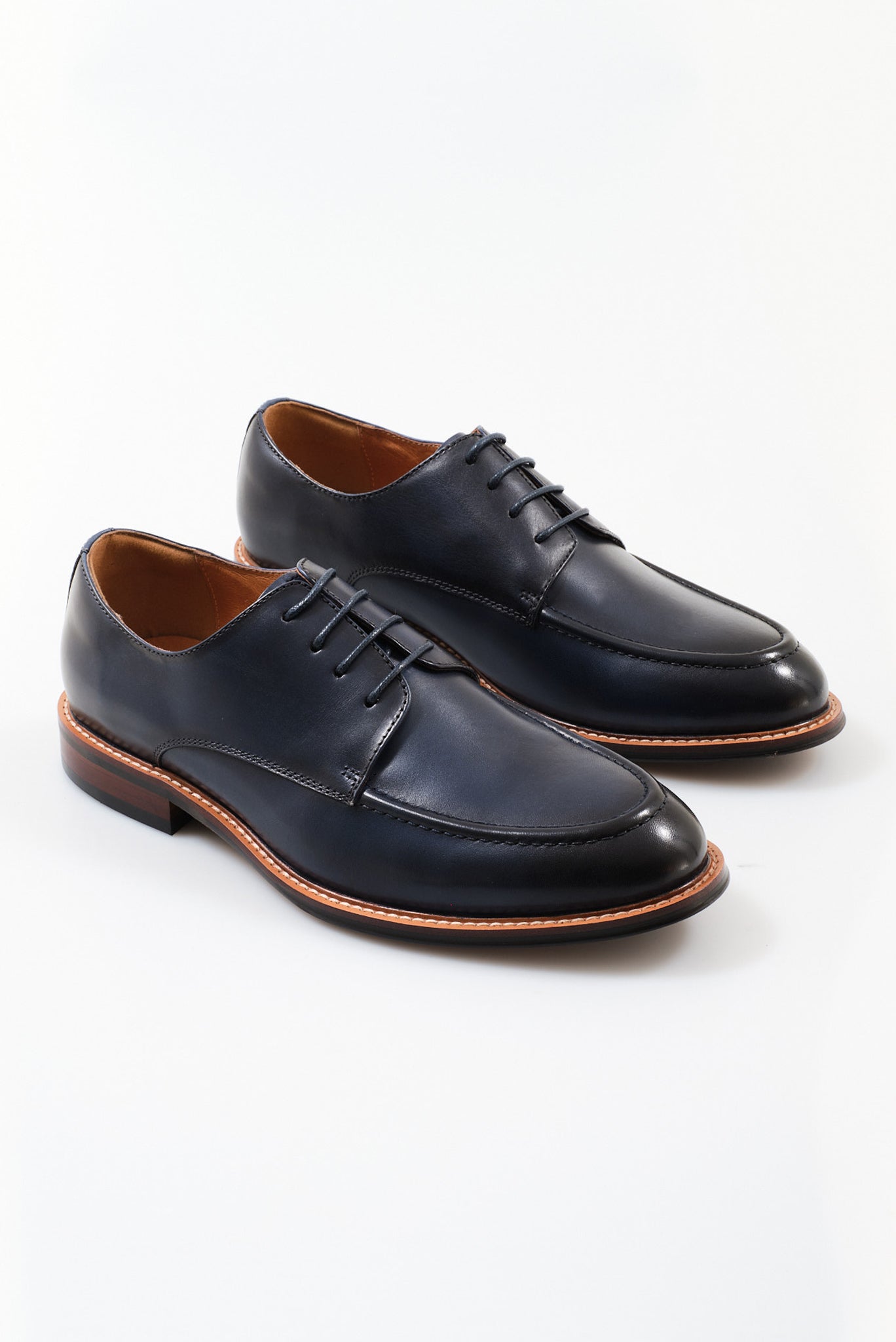 ΑΝΔΡΙΚΑ ΔΕΡΜΑΤΙΝΑ ΥΠΟΔΗΜΑΤΑ DERBY PORTOBELLO'S ΣΕ ΜΠΛΕ ΧΡΩΜΑ